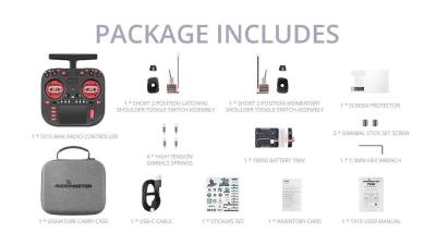 Cina Radiomaster TX15 Max Radio Controller AG02 CNC Hall Sensor Gimbals (ELRS / M2) Controllo a distanza in vendita