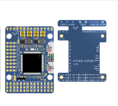 China Matek H743-WING V3 STM32H743VIT6 Dual Camera INAV Flight Controller for RC FPV Airplanes Built-in OSD Support Drones Accessories for sale