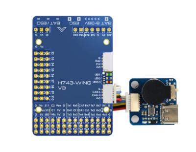 China Matek H743-WING V3 STM32H743VIT6 Dual Camera INAV Flight Controller for RC FPV Airplanes Built-in OSD Support Drones Accessories for sale