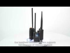 휴대용 300MHz-6GHz 휴대용 옴니 채널 안테나 UAV 탐지 시스템 낮은 고도 레이더 탐지기