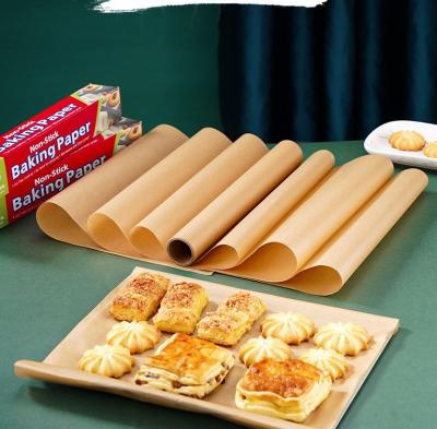 Cina Rollo di carta da forno a base di olio di silicone impermeabile per cucinare e grigliare rivestito da un solo lato in vendita