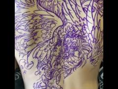 Decorazione trasparente Diretta impermeabile stampabile adesivo temporaneo tatuaggio carta Offset stampa