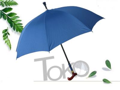 Cina Ombrello di golf scaricato blu, cappuccio della prova di slittamento dell'ombrello di golf di doppio strato della piegatura degli uomini in vendita