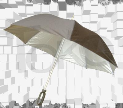 Cina Auto lunga di plastica della sezione delle costole 2 della vetroresina del Windprood degli uomini dell'ombrello UV di golf aperta in vendita