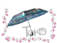 China Compact Sun Auto Open Umbrella , Self Opening And Closing Umbrellas Solid Frame for sale