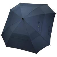 China Extra Large Double Canopy Vented Golf Umbrella Automatic Open 62 Inch Oversize for sale