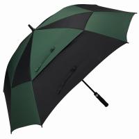 China extra large Wind Proof Double Canopy Umbrella , Durable Square Golf Umbrella EVA Handle for sale