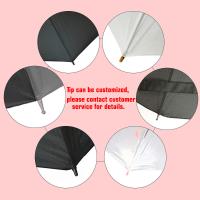 China oversize Long Shaft Golf Standard Wind Resistant Umbrella Specification Logo Plastic Tips for sale