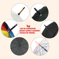 China oversize Long Shaft Golf Standard Wind Resistant Umbrella Specification Logo Plastic Tips for sale