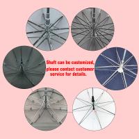 China oversize Long Shaft Golf Standard Wind Resistant Umbrella Specification Logo Plastic Tips for sale