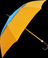 China Custom Air Vented Orange Folding Golf Umbrella With Durable Net Inside for sale