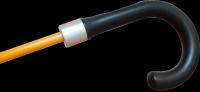 China Custom Air Vented Orange Folding Golf Umbrella With Durable Net Inside for sale