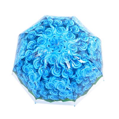 Cina Stampa automatica di logo che piega il piccolo chiaro materiale del PVC POE della plastica della bolla della cupola dell'ombrello in vendita