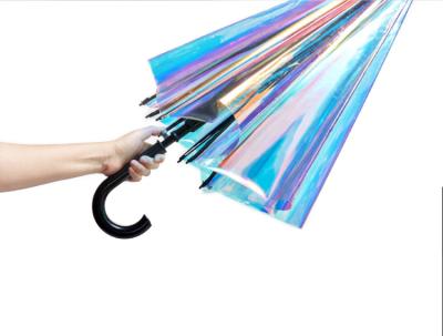 Cina Il bello cambiamento di colore di pendenza vede attraverso ad ombrello l'arcobaleno brillante che infiamma riflettente in vendita
