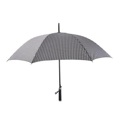 China Long Handle Auto Open Umbrella Custom Brid Print Straight Golf Umbrella for sale