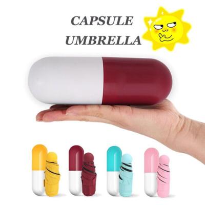 Cina I pannelli del bene durevole 6 anneriscono mini anti uv piegante dell'ombrello ricoperto vinile con il caso in vendita