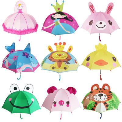 Cina Il fumetto resistente UV scherza gli ombrelli della pioggia, gli ombrelli animali dei bambini manuali in vendita