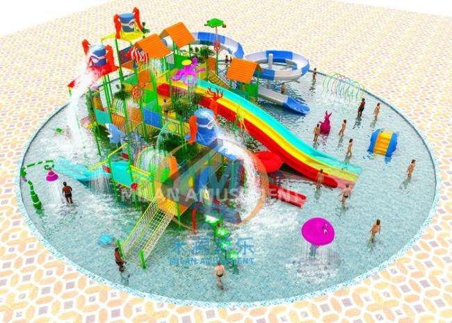 Water house play park installation and design