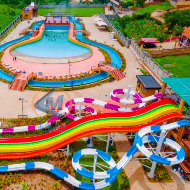 Water slide design and layout