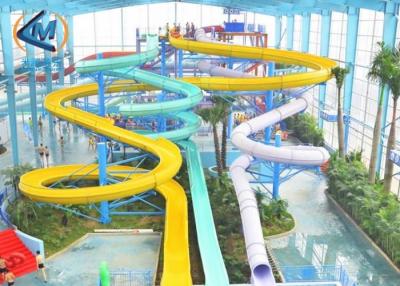 China Combined Fiberglass Pool Slide OEM/ODM Safe For Both Indoor Outdoor Use for sale