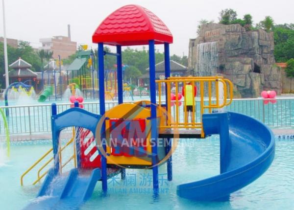 Quality Plastic Material Water Play Grounds Entertainment For Residential Use for sale