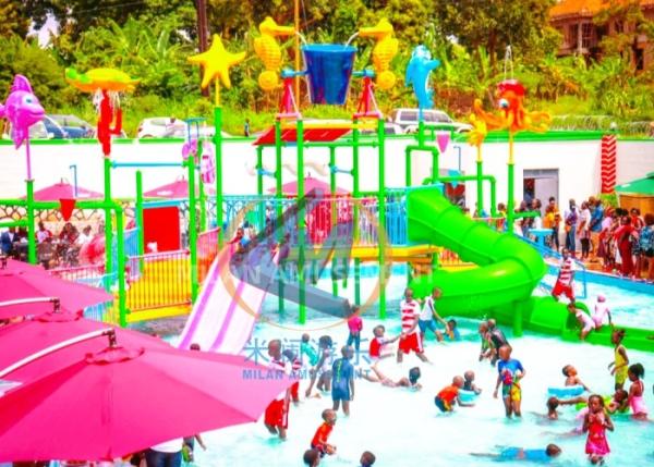 Quality Sea Style Water Park Playground Commercial 17x14x7.5m Anti Rust For Hotel Restort Pool for sale