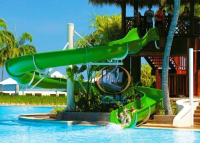 China Anti Ultraviolet Spiral Water Slide Kids Water Slide For Backyard Use for sale
