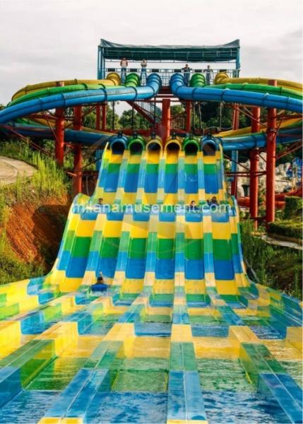 Quality Water Rainbow Slide Thrilling Slide For Adults And Teenagers for sale