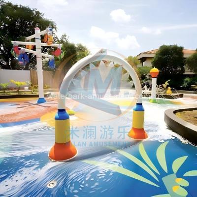 China Fiberglass Arch Water Playground Splash Pad Water Spray Gate for sale