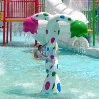 China Kiddle Pool Splash Pad Double Flower Design For Commercial for sale