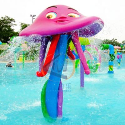 China Jellyfish Shaped Water Splash Pad Aqua Park Sprayer for Kids Outdoor Interactive Fun for sale