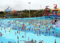 China 1.8m Depth Safe Wave Surf Pool 1.5m Wave Height Thrilling With Advanced Control for sale