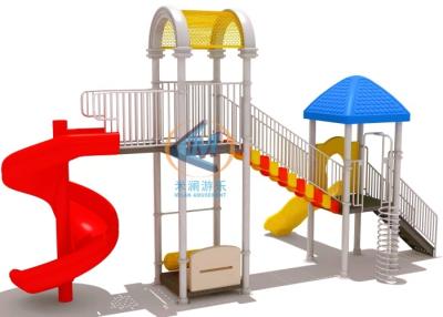 China 6x5.5m Outdoor Playground Equipment Safe Novel Design For Kids for sale