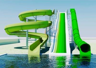 China Customized Color Water Park Slide Design Indoor Or Outdoor for sale