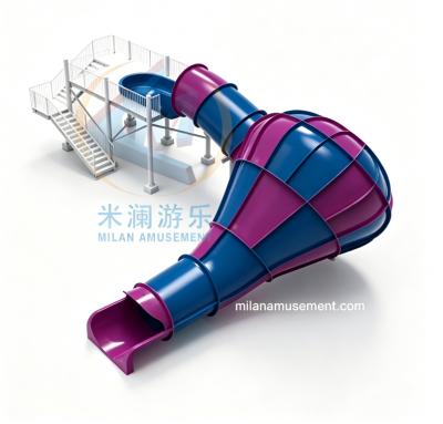 China Custom Mini Tornado Water Slide – CE Certified Multi-Rider Interactive Slide with Customizable Width, Color & Theme for sale