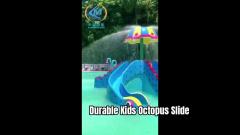 Children Octopus Slide H4M Fiberglass Material for Indoor and Outdoor Kids Play Pool
