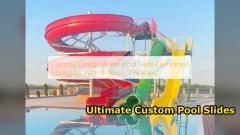 Fiberglass Water Pool Slide Fun