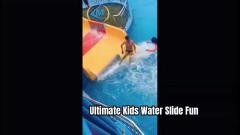 MILAN Amusement Park Boomerango Slide 1.9M Height for Kids and Family Play Pool