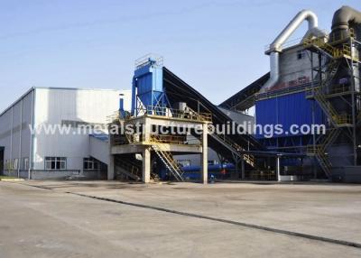 China Construction Design Prefabricated Steel Warehouse With Metal Frame JIS SS400 Material for sale