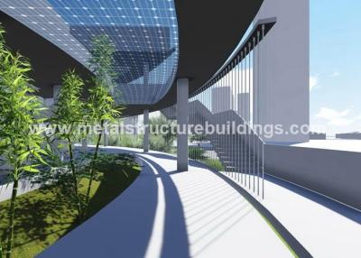 China Hot Selling custom / innovative steel buildings by light steel to ISO code for sale