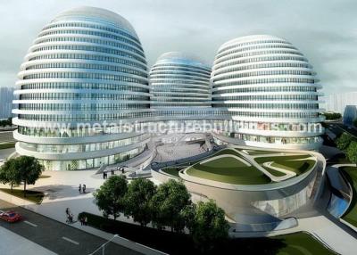 China Famous Multi Storey Steel Frame Buildings Earthquake Proof Energy Saving for sale