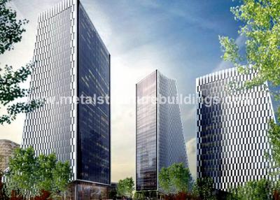 China Anti Typhoon Industrial Steel Framed Buildings For Water Treatment System for sale