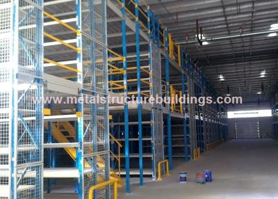 China Safe Prefab Metal Buildings Industrial Steel Work Platforms With Sandwich Panel Door for sale
