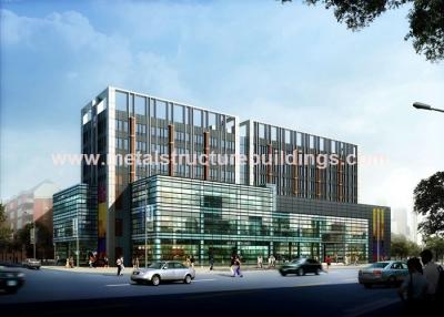 China High Strength Steel Pre Engineered Buildings , High Rise Steel Buildings With Handrails for sale