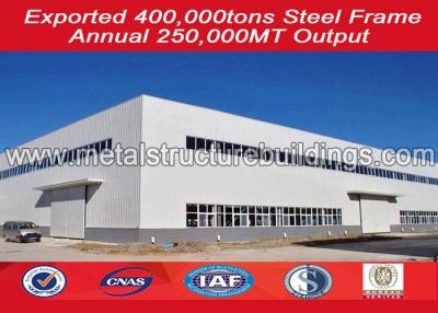 China Lightweight Prefab Steel Building Workshop Q345B ASTM , BS , DIN , GB , JIS Standard for sale