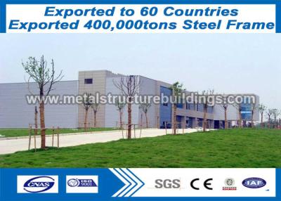 China Large Span 30x 120M Prefabricated Steel Structures A36 / A572 for sale