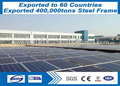 China Large Span Hot Dip Galvanize Prefabricated Steel Structures DIN / ASTM B695-2000 for sale