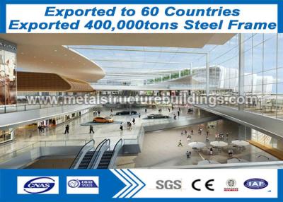 China Metal Frame Material Formed Steel Structure Building , Prefab Steel Garage With CE for sale