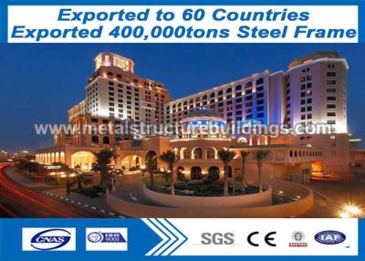 China Mild Prefab Steel Frame Structure , Custom Formed Metal Frame Buildings for sale