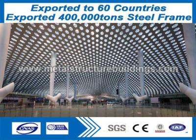 China OEM Structural Steel Fabrication Formed Wide Span Building AWS Verified for sale